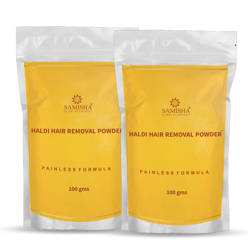 Haldi Hair Removal Powder - 100gm – Samisha Organic